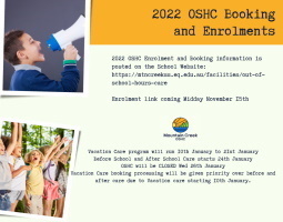 Mountain Creek OSHC Enrolment Process